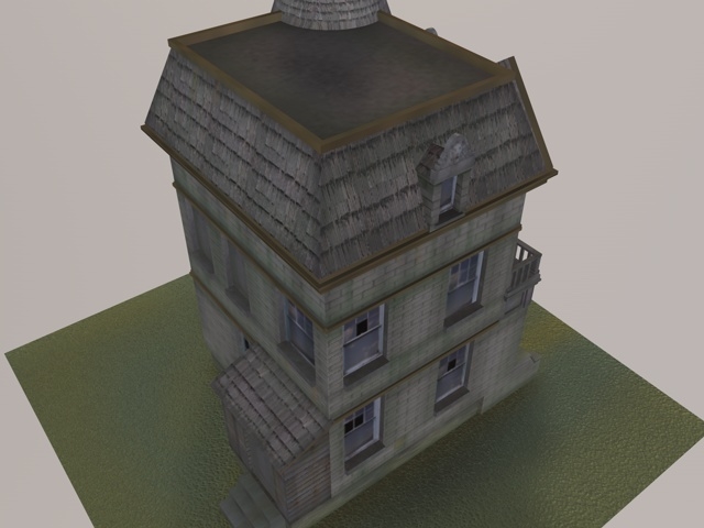 old victorian home 3d model