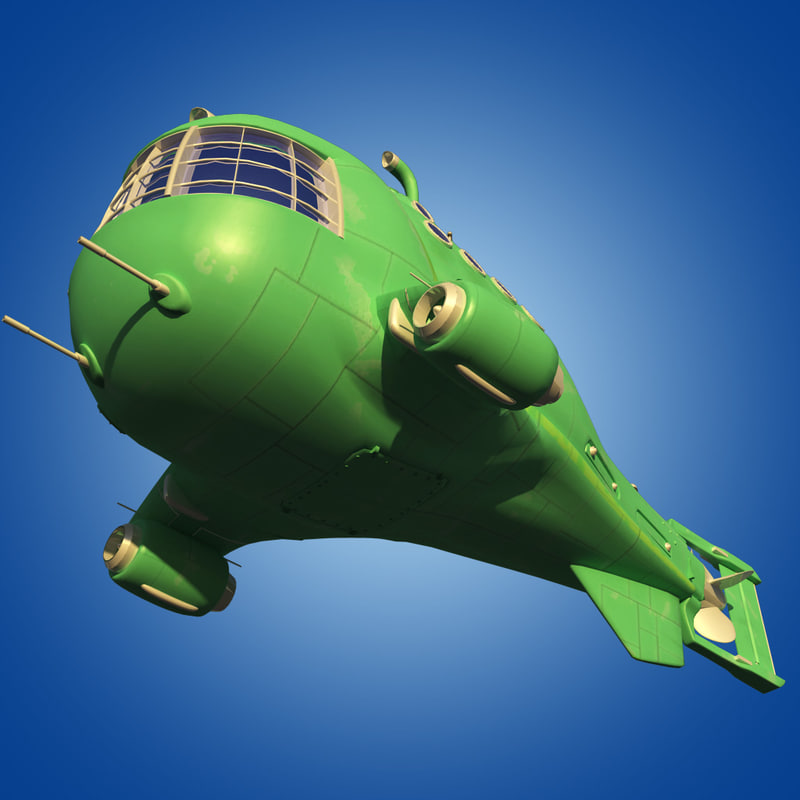 submarine 3d model