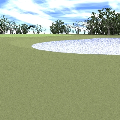 golf course 3d model