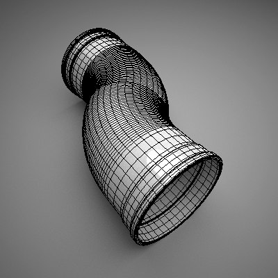 pvc pipe 3d 3ds
