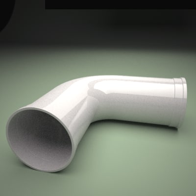 pvc pipe 3d 3ds