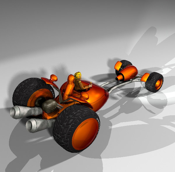 boogie vehicle 3d model