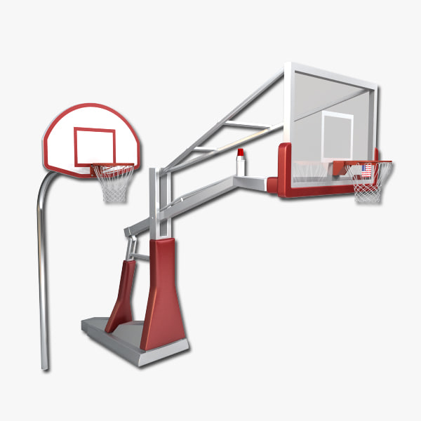 3d basketball hoop model