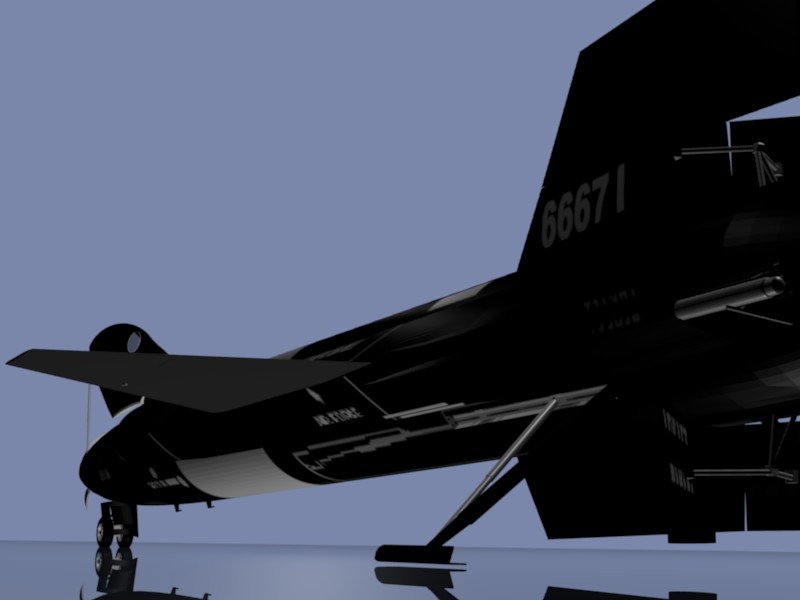 free x 15 x-15 3d model