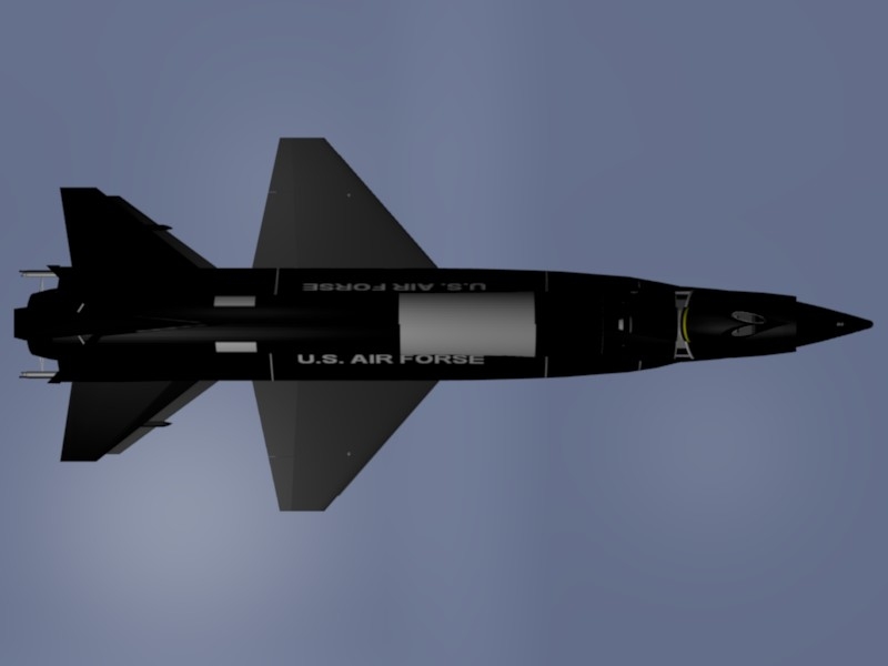 free x 15 x-15 3d model