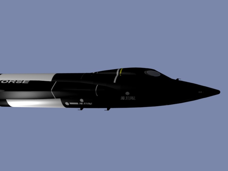 free x 15 x-15 3d model