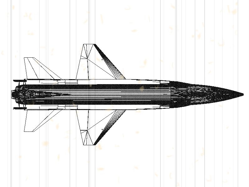 free x 15 x-15 3d model