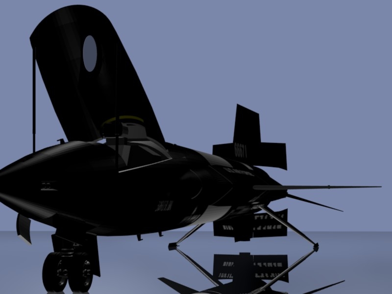 free x 15 x-15 3d model