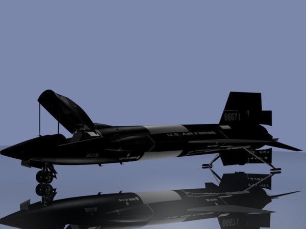 free x 15 x-15 3d model