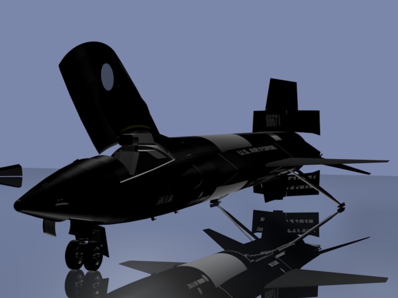 free x 15 x-15 3d model