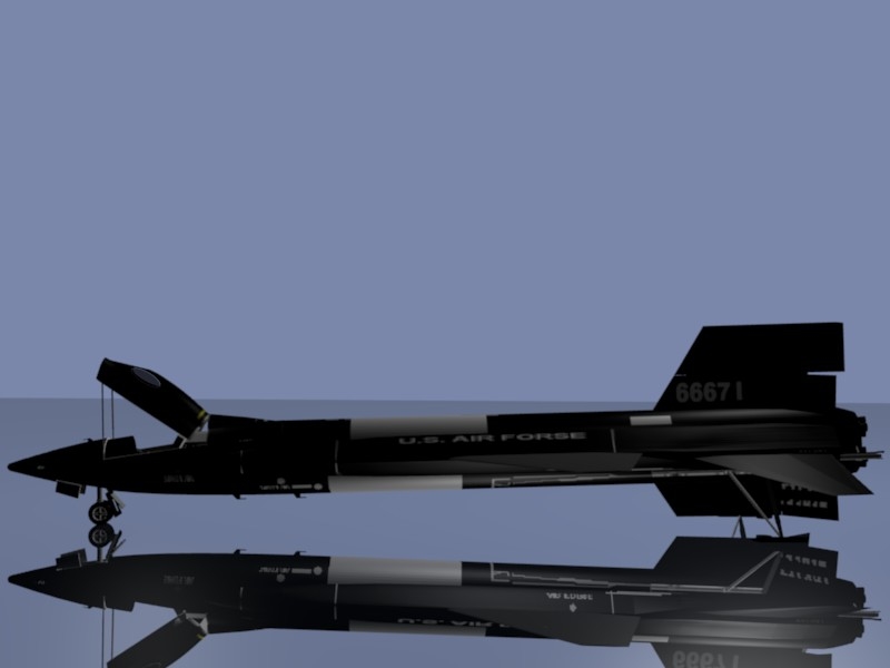 free x 15 x-15 3d model