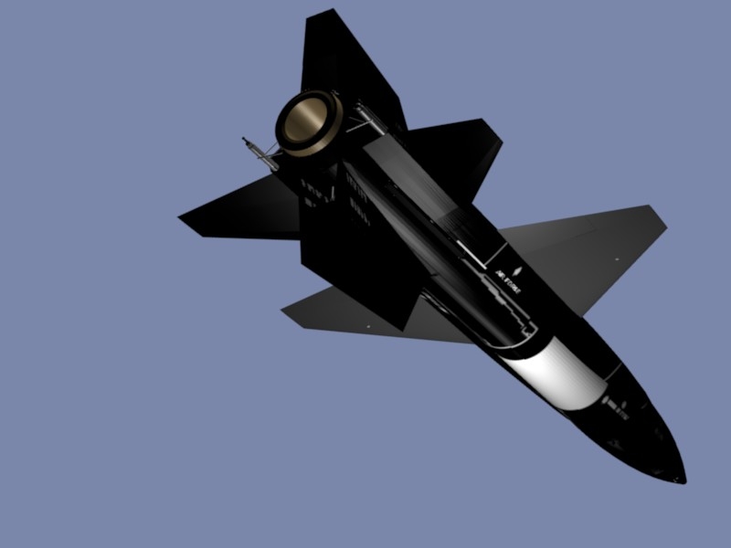 free x 15 x-15 3d model