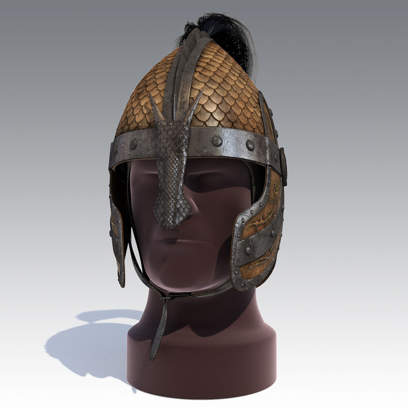 3d dragon helmet model