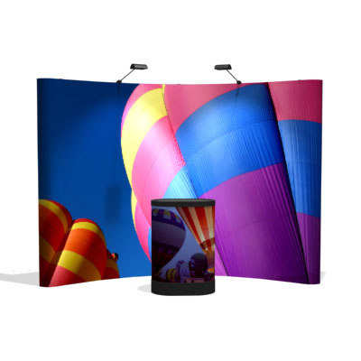 3d model graphic popup display stand