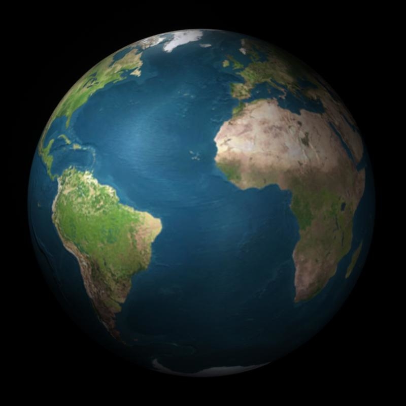 planet earth 3d model