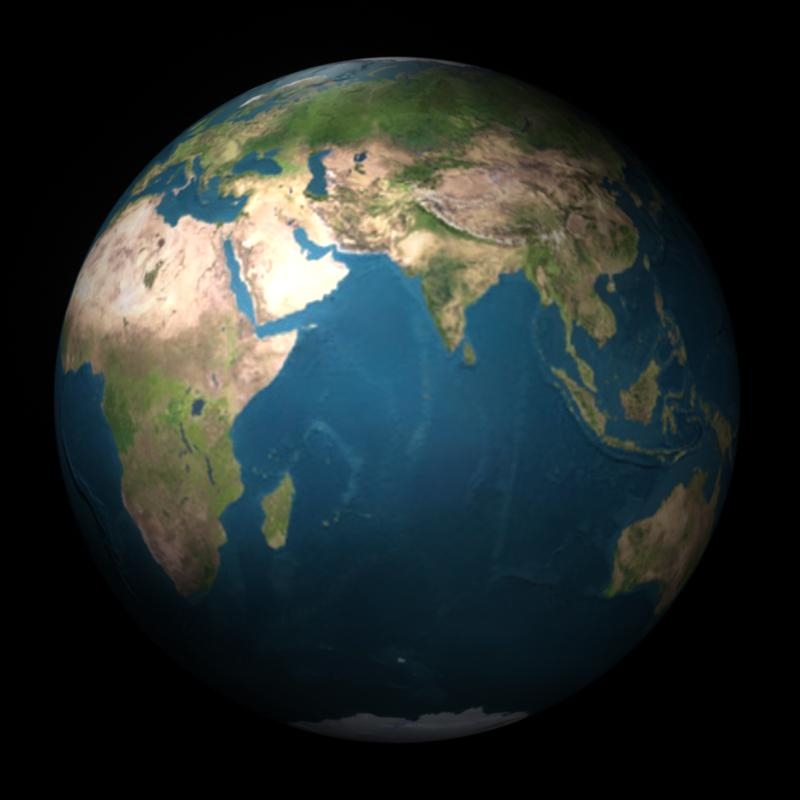 planet earth 3d model
