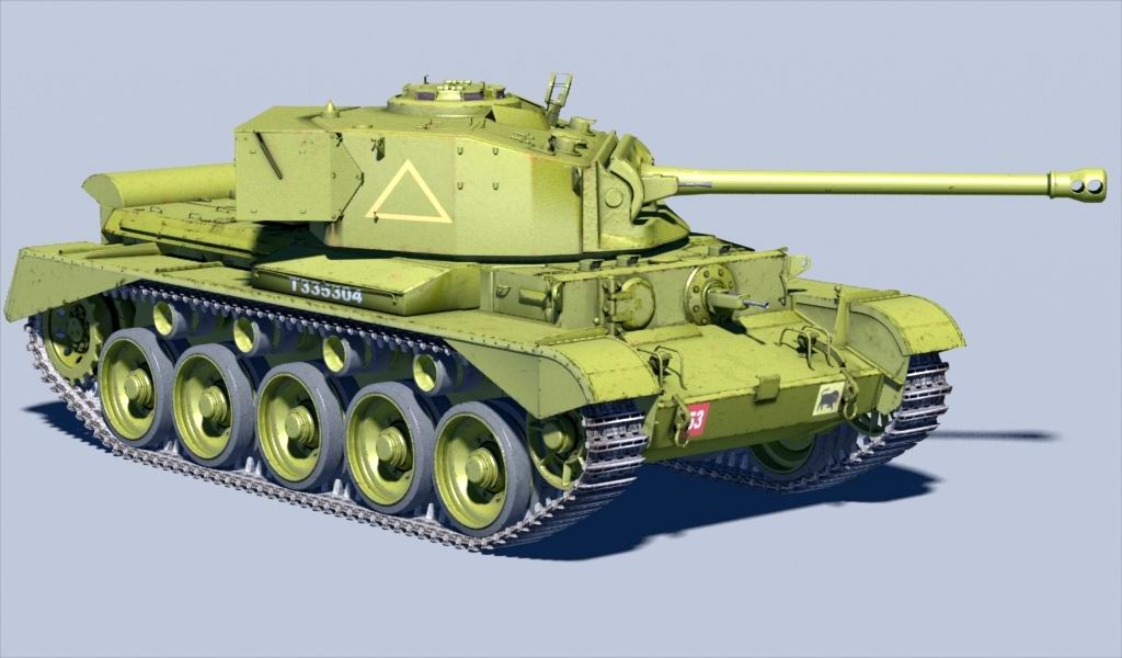 british comet tank 3d model