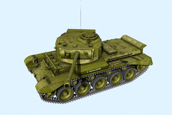 british comet tank 3d model