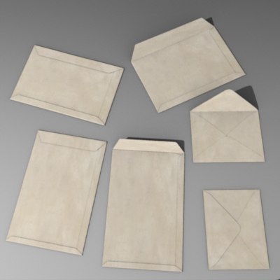 Envelope 3D Models for Download | TurboSquid
