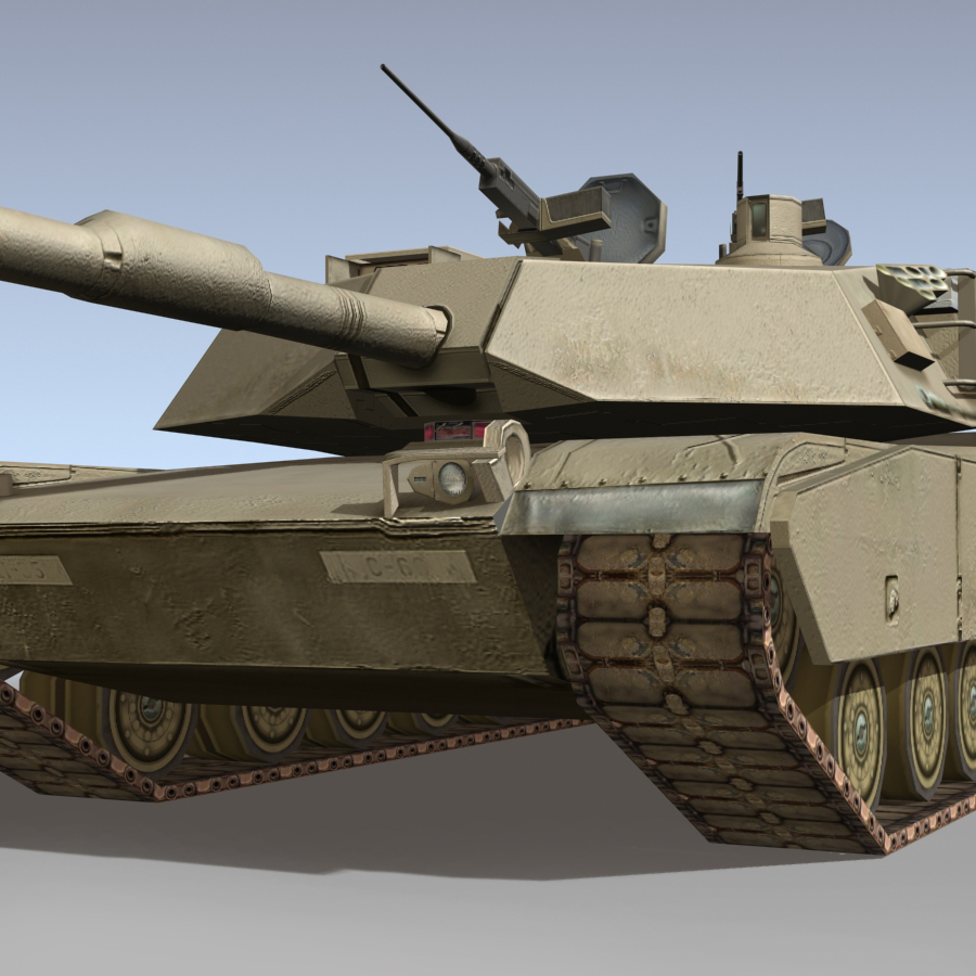 m1 abrams tank 3d model