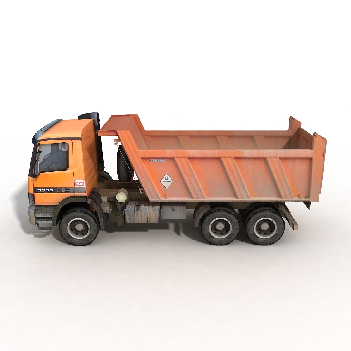 dump truck 3d model