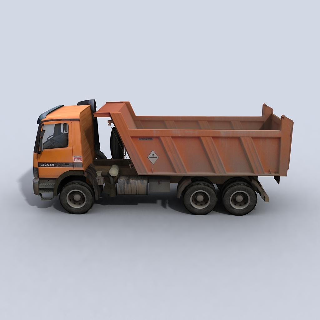 dump truck 3d model