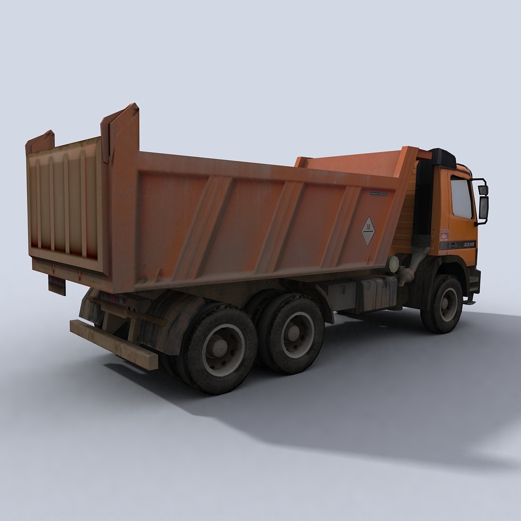 dump truck 3d model