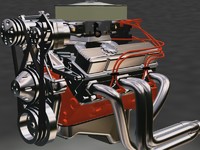 maya american motor v8 engine