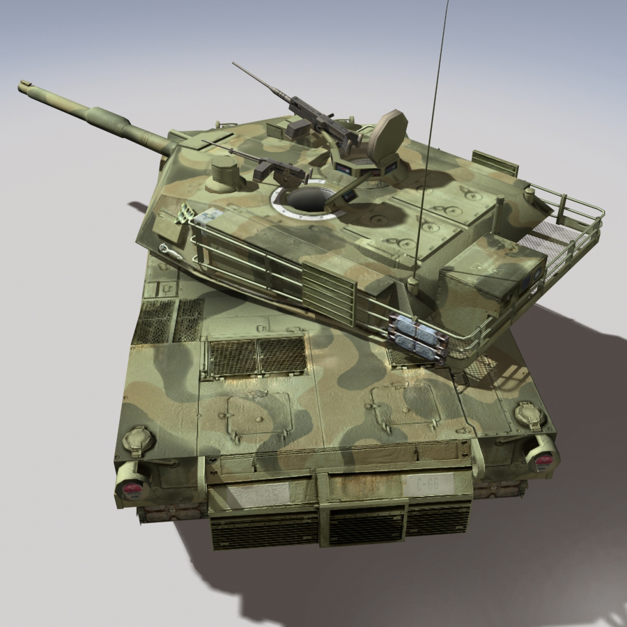 m1 abrams tank 3d model