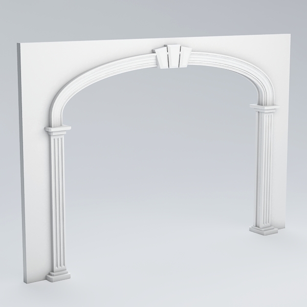 3d model arch architecture