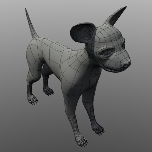 chihuahua 3d model