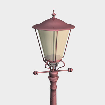 lamp post amsterdam 3d model