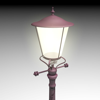 lamp post amsterdam 3d model