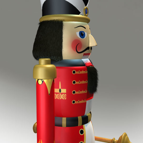 3d model nutcracker character