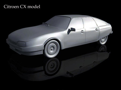 3d citroen cx car