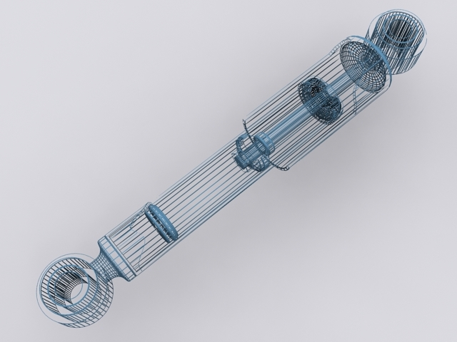 3d model shock absorber