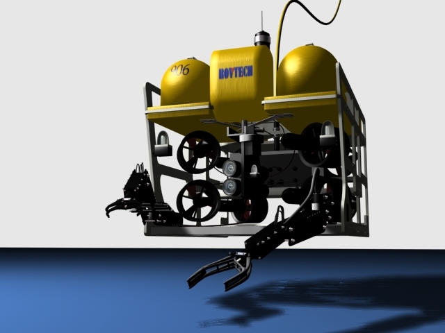 3d model rov remotely commercial