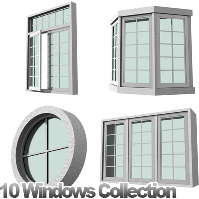 3ds max gothic window