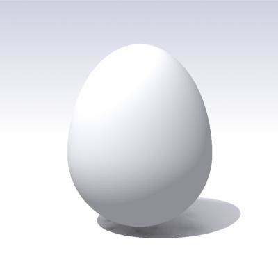 free egg 3d model