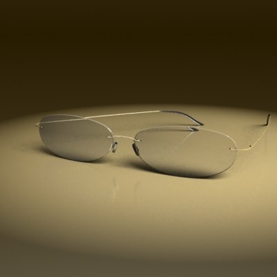 glasses 3d model