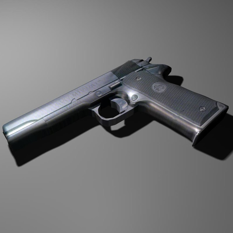 3ds max colt 1911