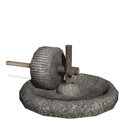 historical arrastra horse 3d model