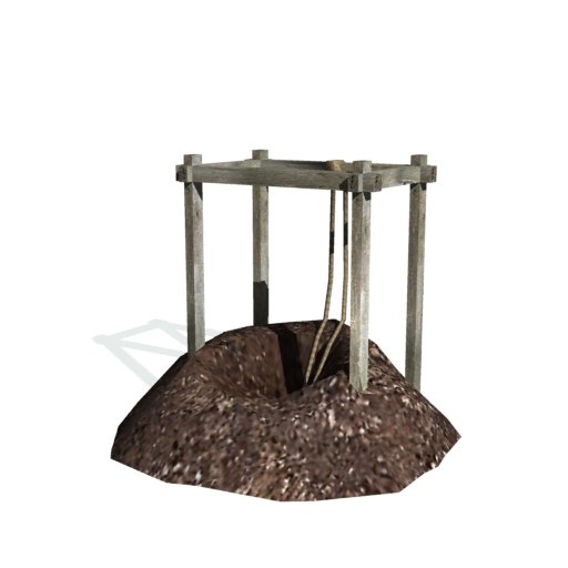 historical mining 3d model