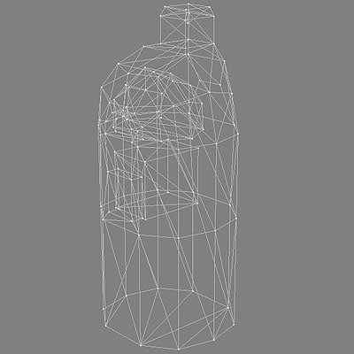 3d historical small construction wall model