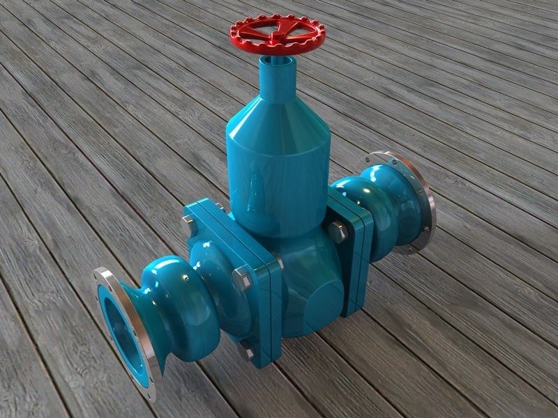 tap water pipes 3d model