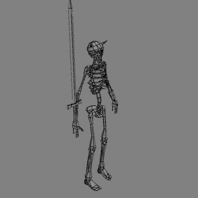 creatures characters goblin skeleton 3d model