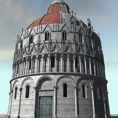 3d model church building