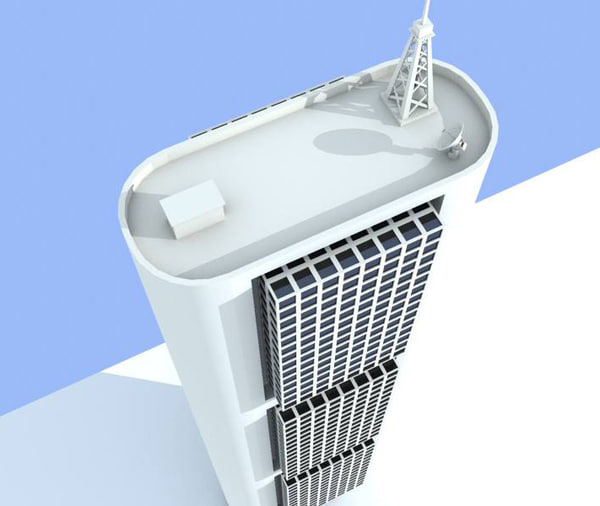 modelo 3d Edificio del banco OCBC - TurboSquid 334031