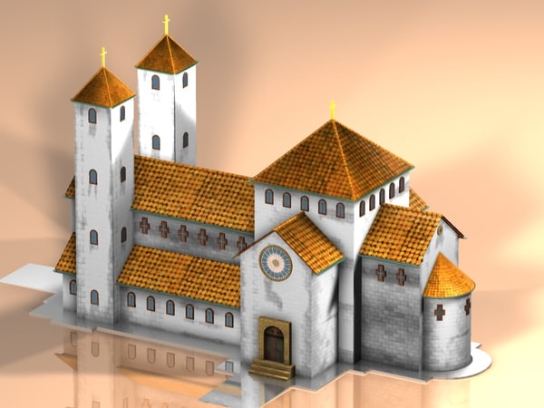 3d church cathedral