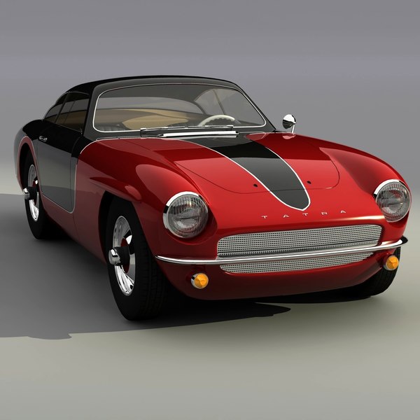 tatra 603 luxury car 3d model